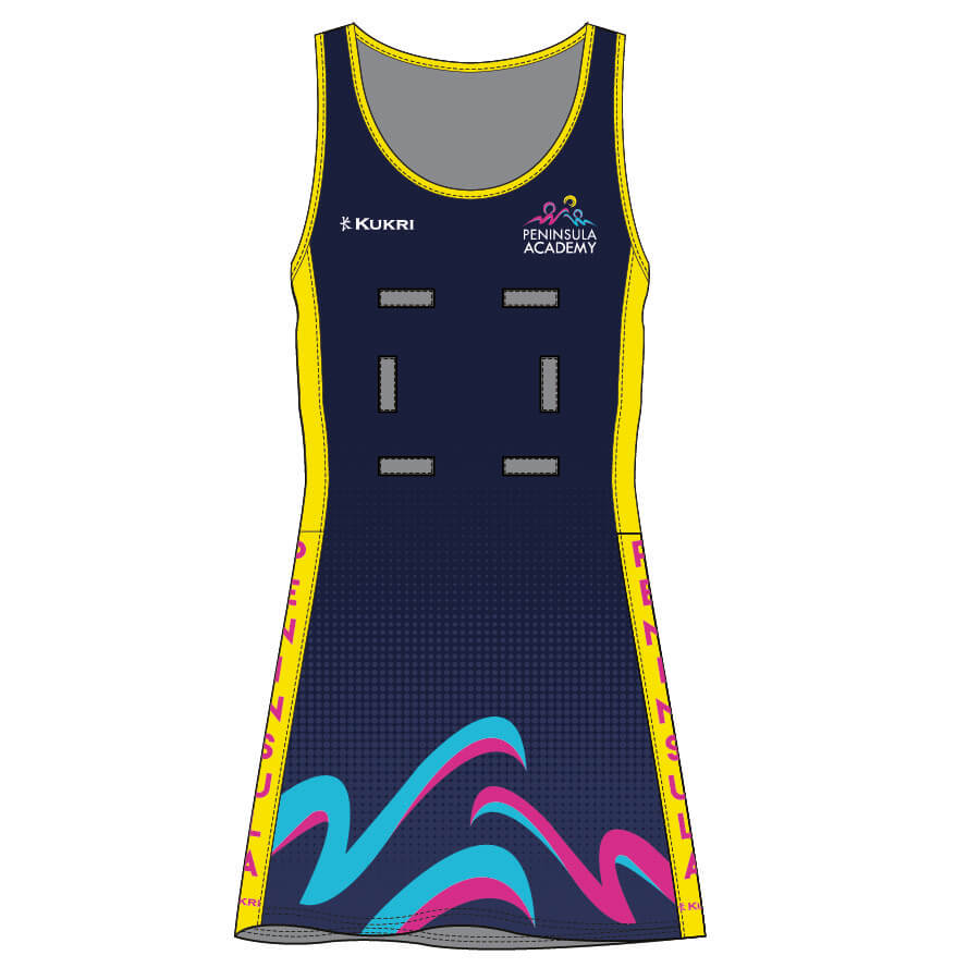 Peninsula Waves | Kukri Sports | Product Details - FDNA Netball Dress (R)